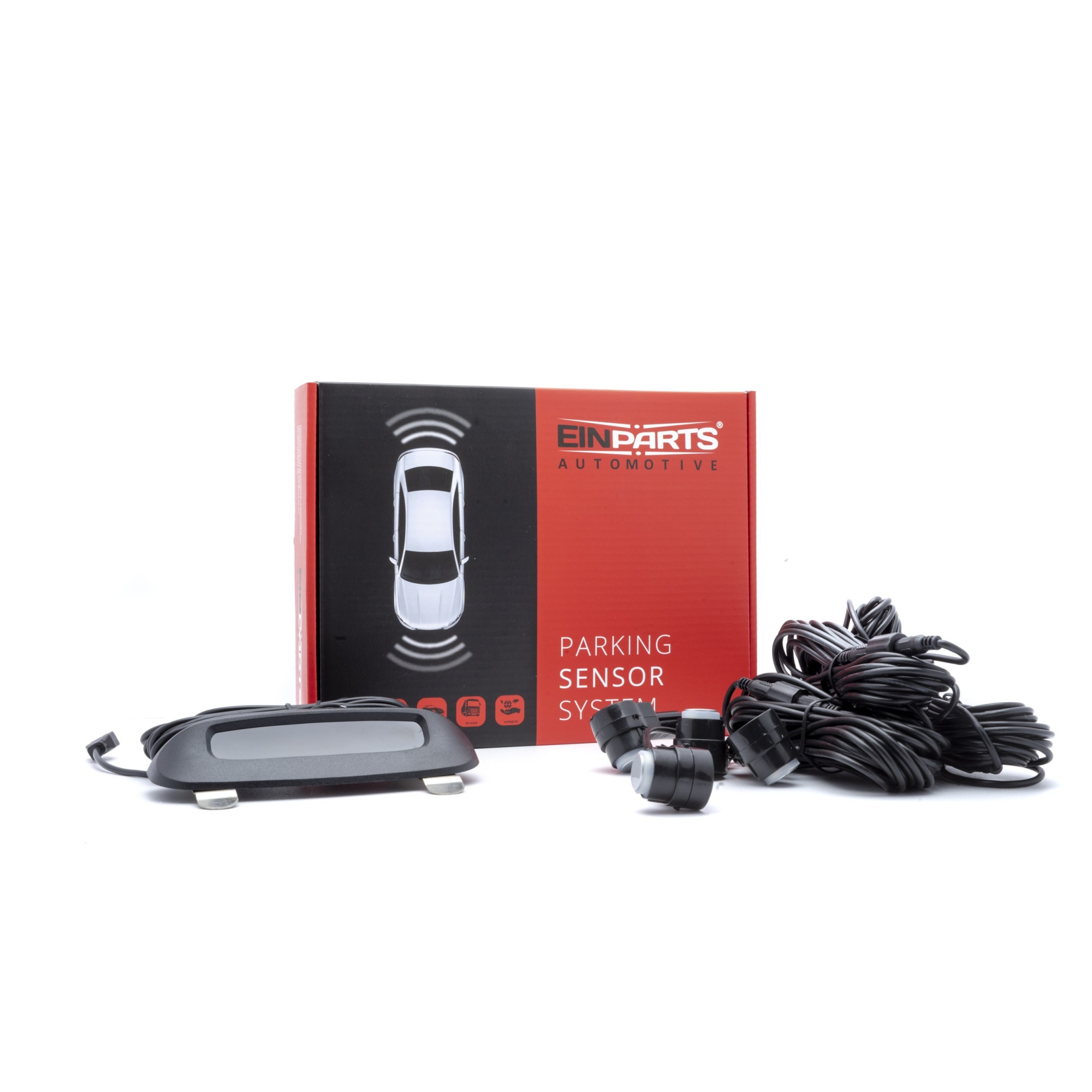 Kit senzori de parcare, Einparts, LED, 4 Senzori, Argintii - eMAG.ro