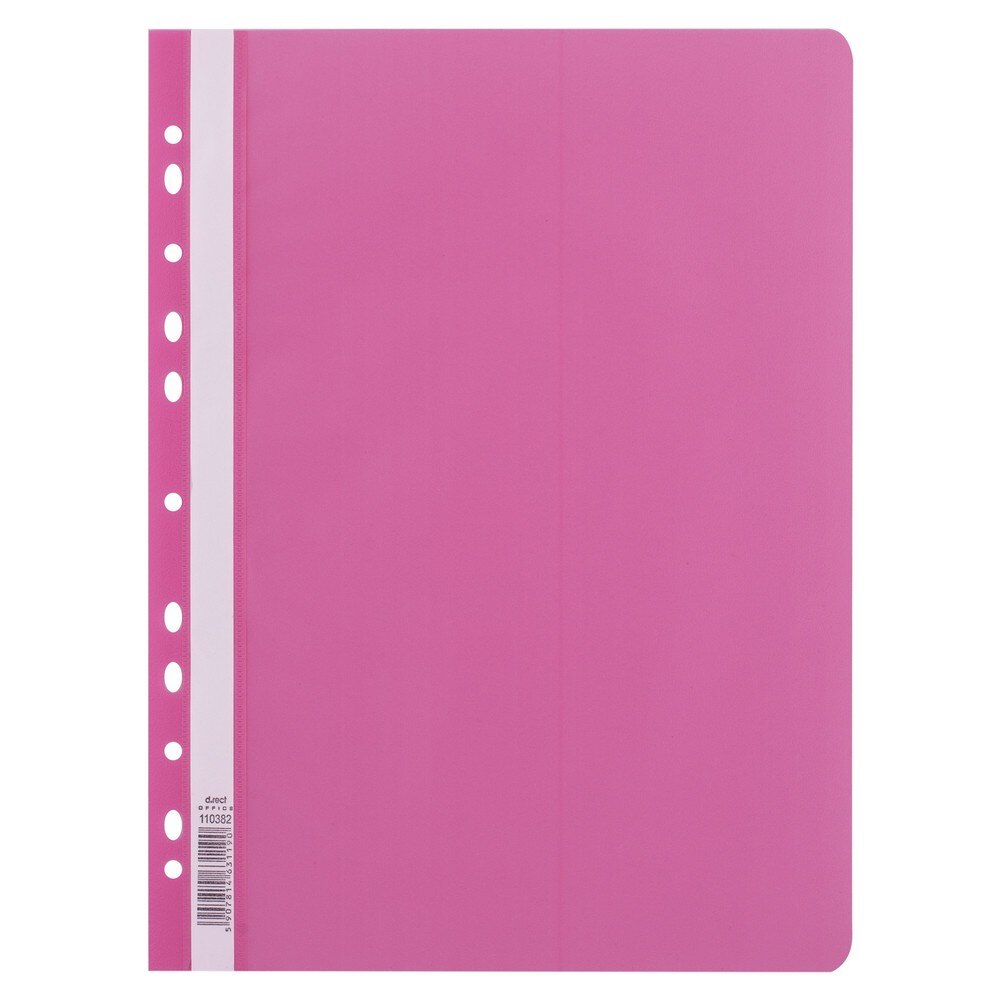 Set 25 dosare, D.RECT, A4, Pastic, Roz - eMAG.ro