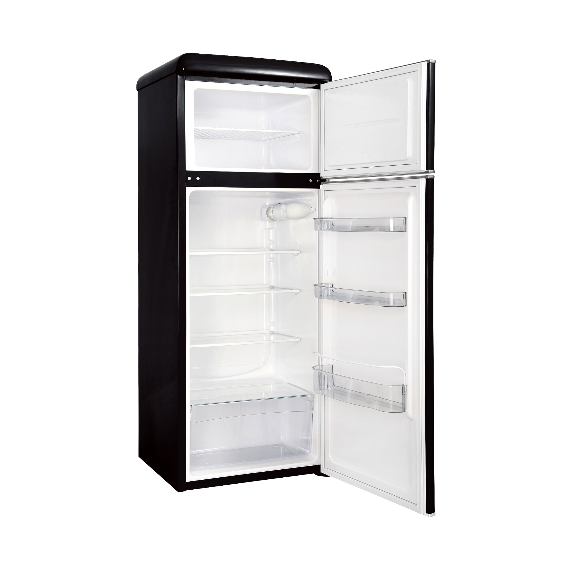 Frigider cu doua usi Retro, Snaige FR24SM-PRJ30E3, 209 l, Clasa E, H ...