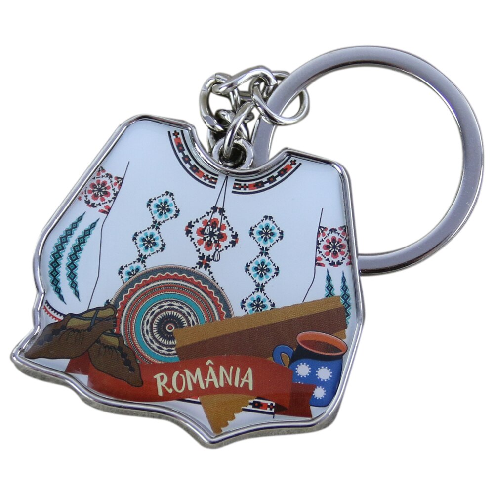 Breloc suvenir - port romanesc, 4 x 9 cm - eMAG.ro