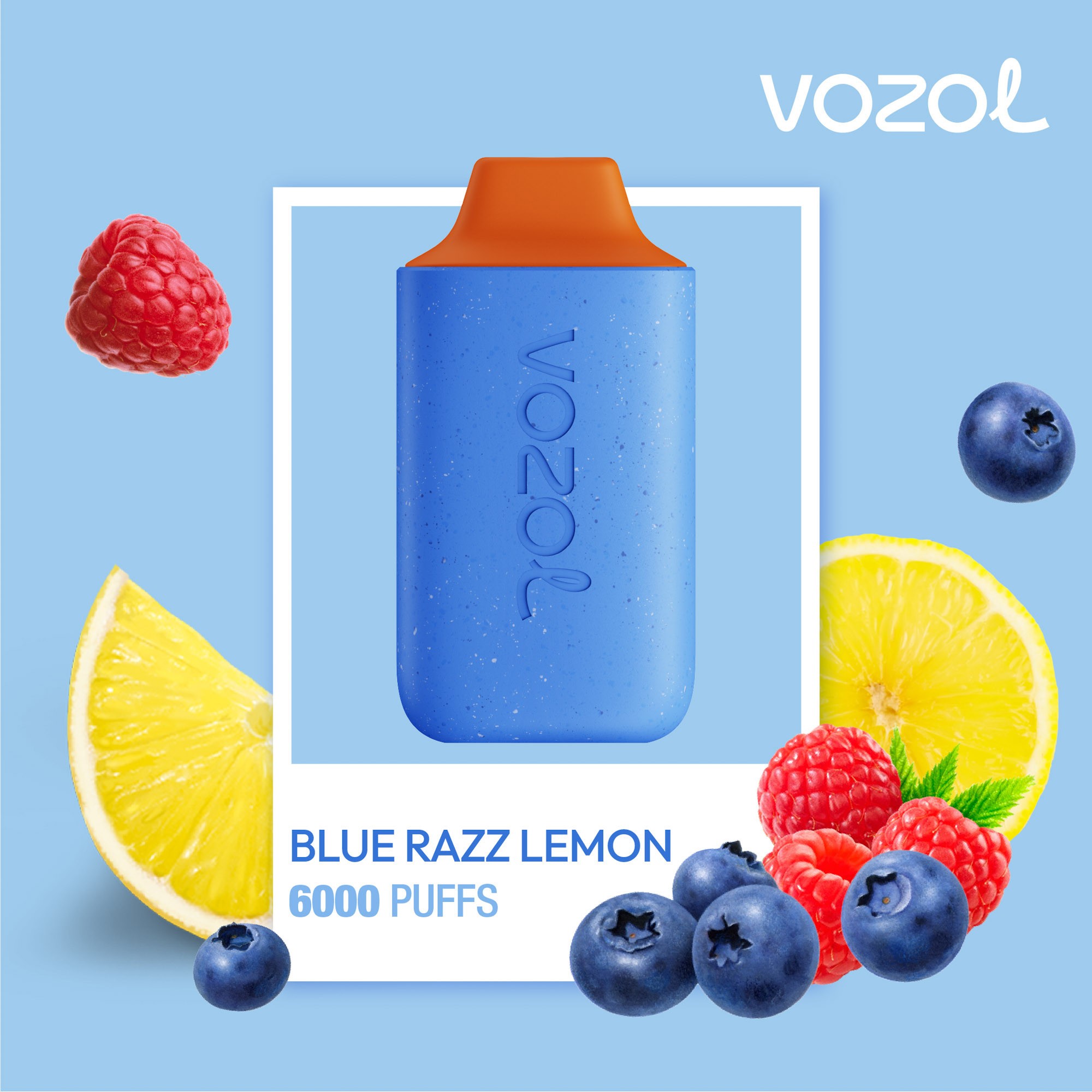 Kit Tigara Electronica VOZOL STAR 6000 - Blue Razz Lemon, Dispozitiv de ...