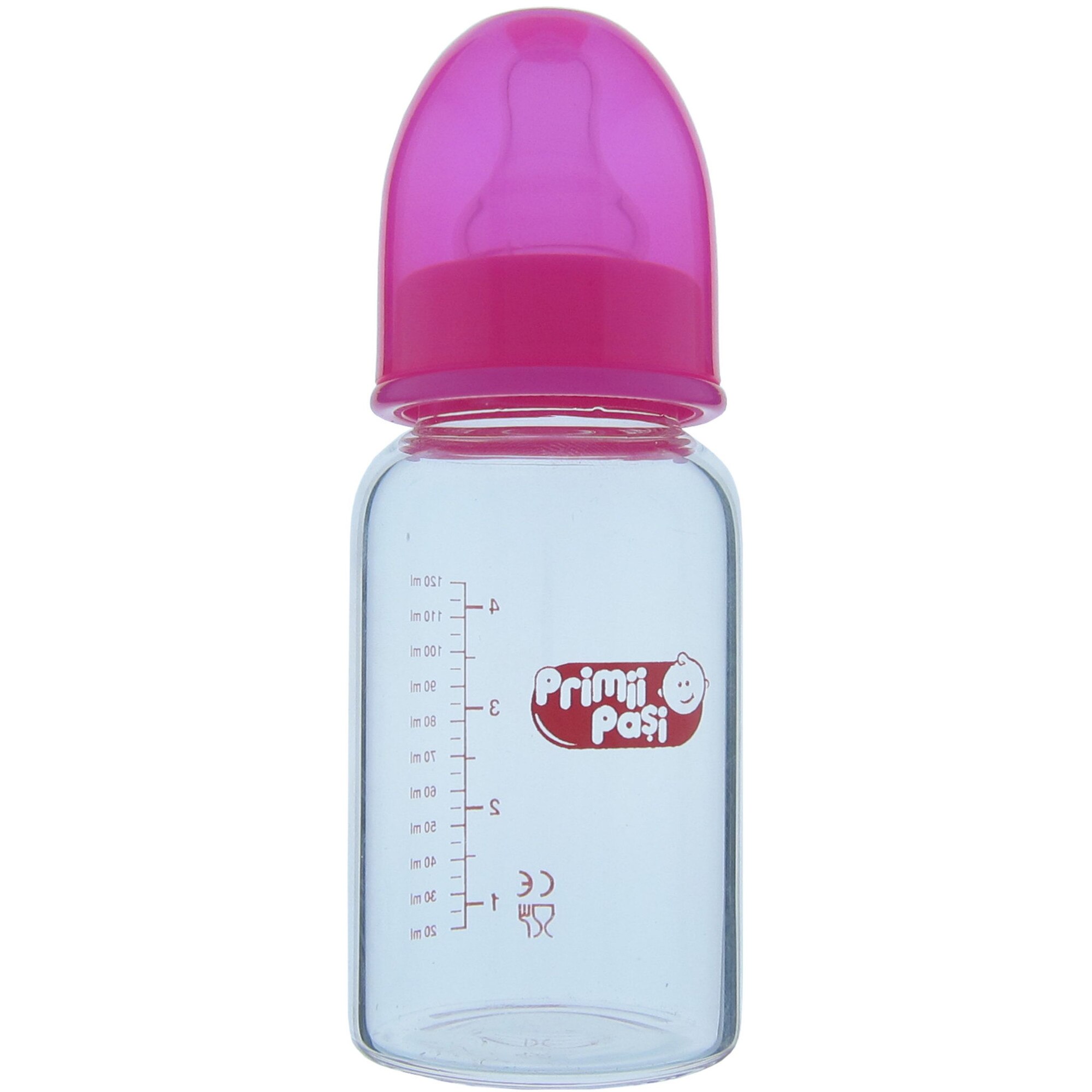 Шише Primii Pasi, 120 мл, Розово, R0151 - eMAG.bg