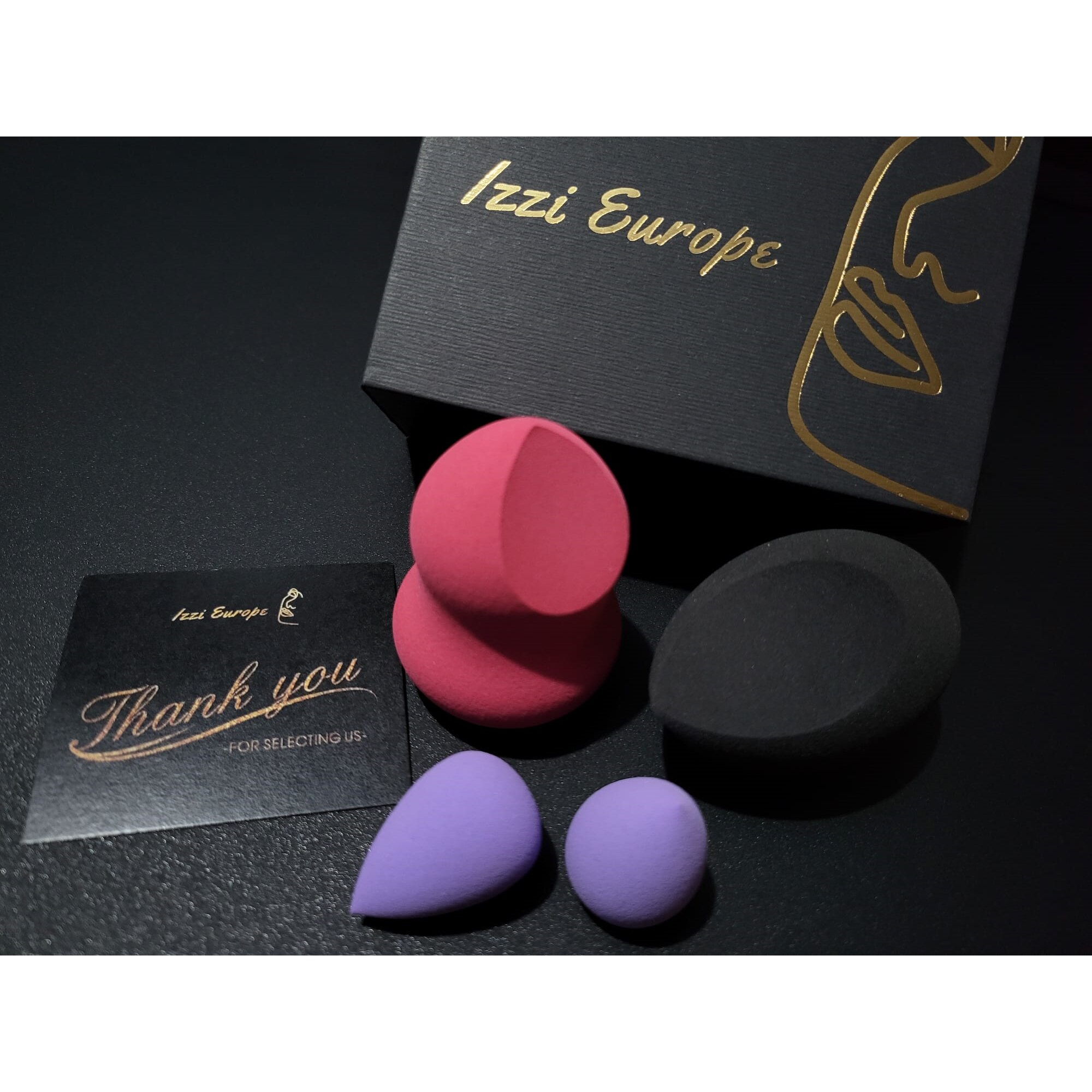 Set buretei machiaj mari cu mici, Izzi Europe, Premium, 5 bucati - eMAG.ro