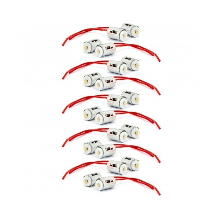 Adaptor bec auto, EinParts Automotive, LED, P21W, 10 cm, 10 bucati, Alb ...