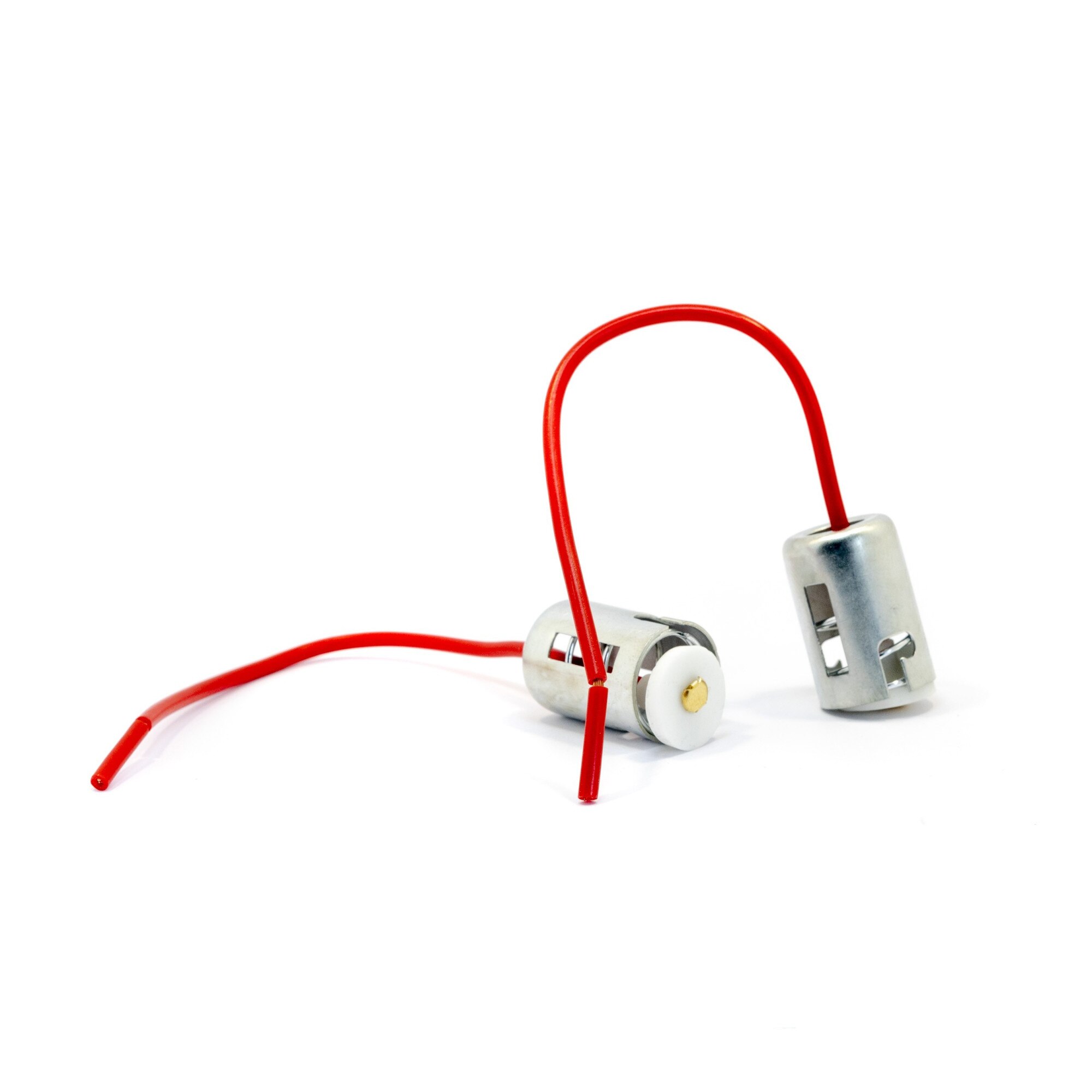 Adaptor bec auto, EinParts Automotive, LED, P21W, 10 cm, Alb/Rosu - eMAG.ro