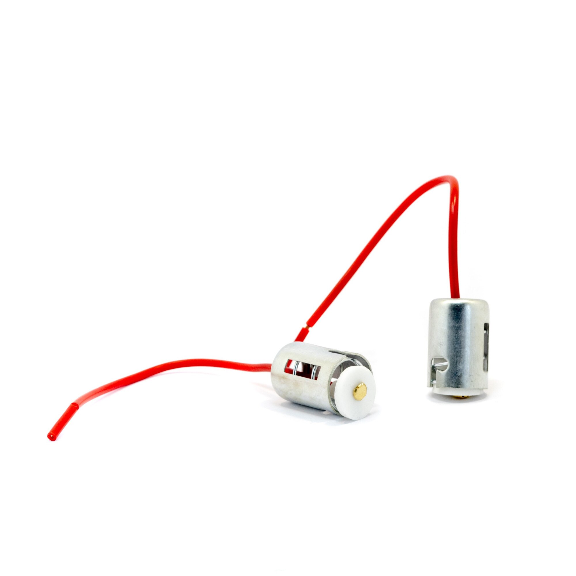 Adaptor bec auto, EinParts Automotive, LED, P21W, 10 cm, Alb/Rosu - eMAG.ro