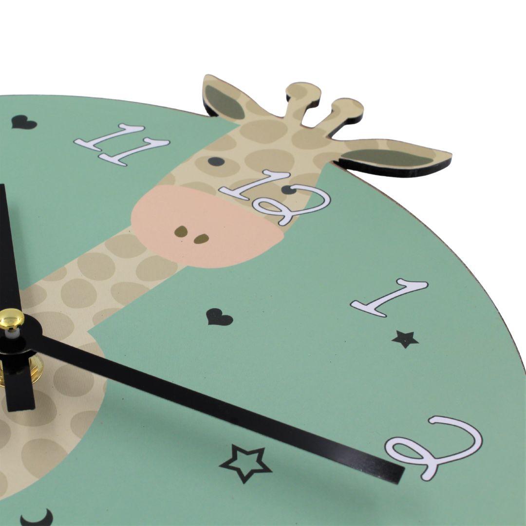 Ceas perete camera copilului 25x29cm girafa - eMAG.ro