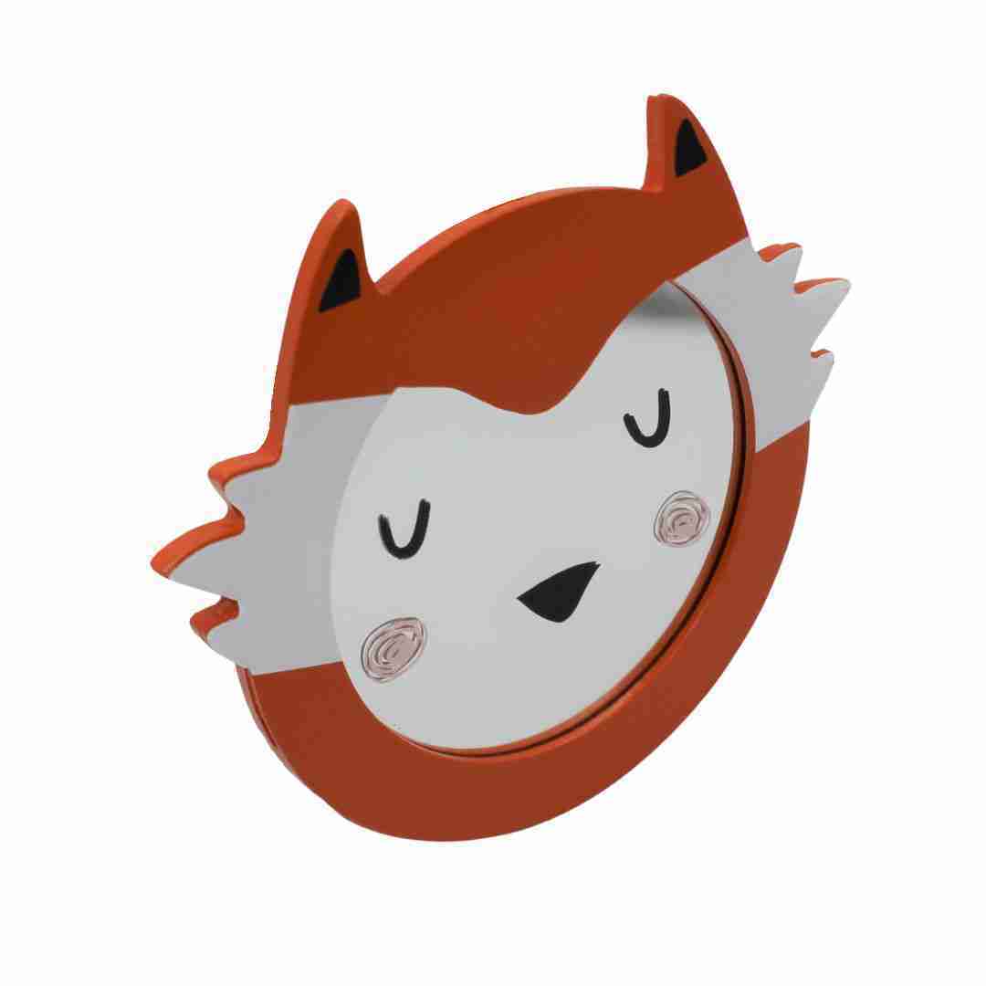 Oglinda rotunda animalut 16x16 cm vulpita - eMAG.ro