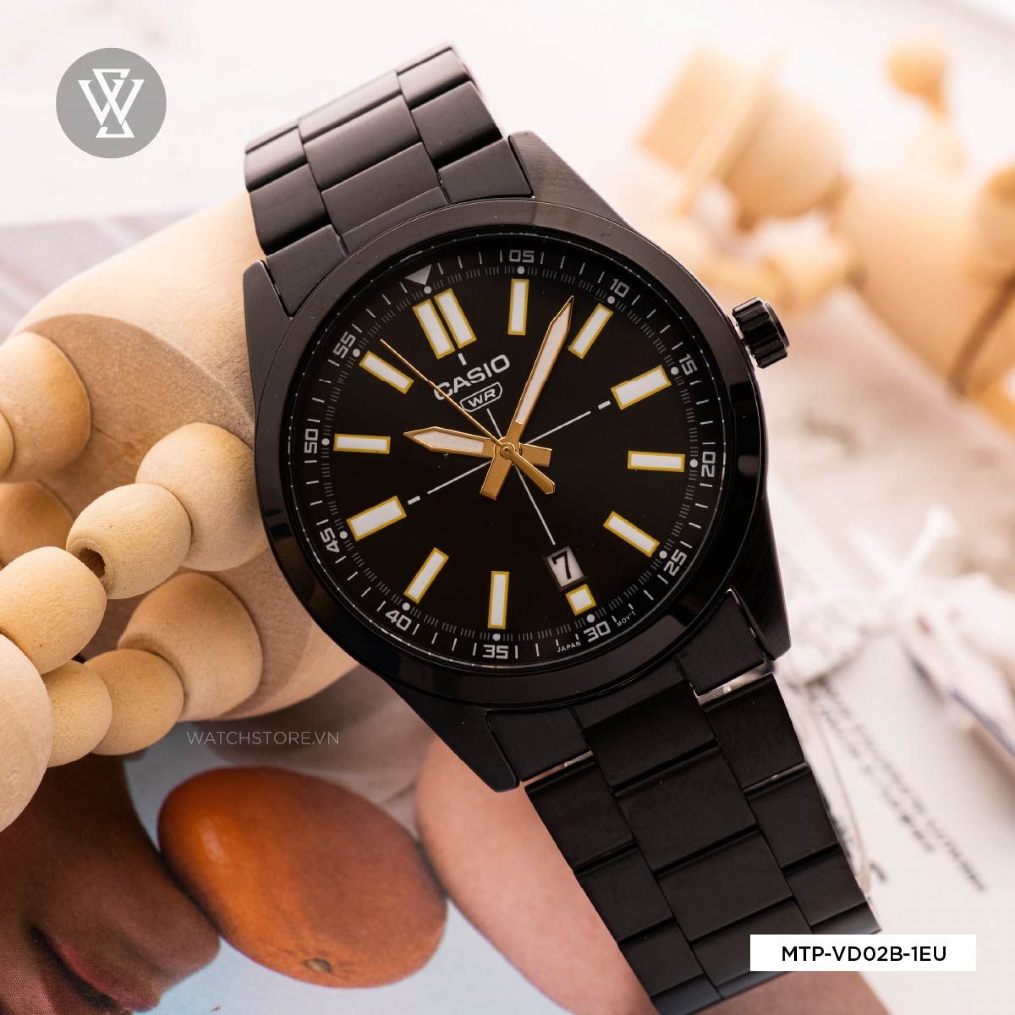 Мъжки часовник Casio, Collection MTP-VD, MTP-VD02B-1E - eMAG.bg