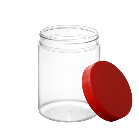 Borcan din plastic 1L cu capac 100 mm - eMAG.ro