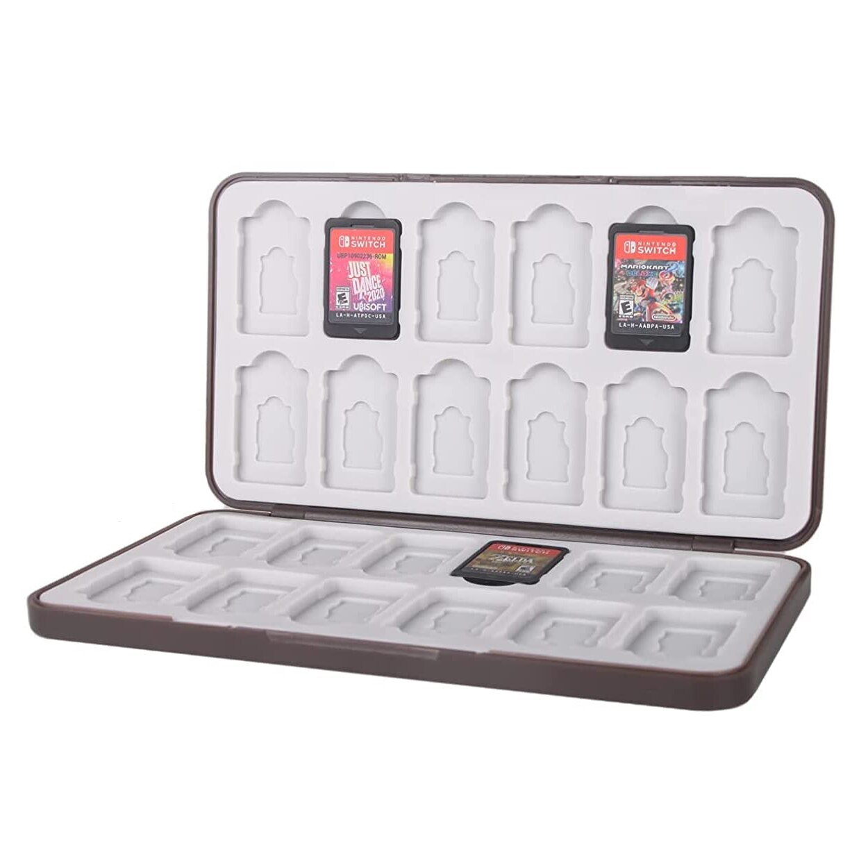 Husa carduri consola gaming, 24 slot, Compatibil cu Nintendo Switch si ...