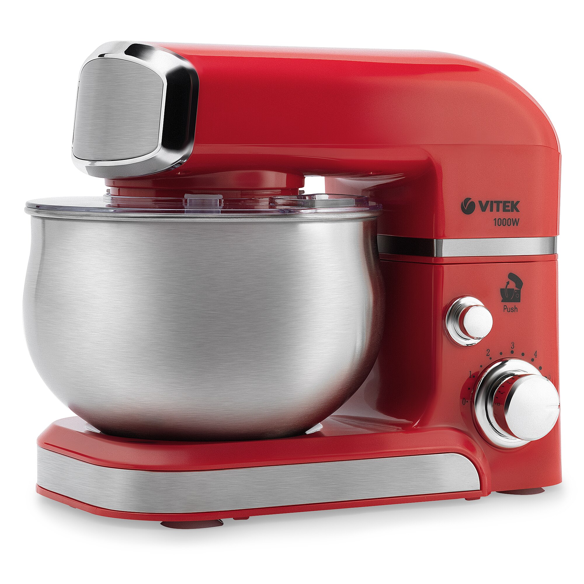 Robot de bucatarie VITEK VT-4114, 1000W, 3.5l, Otel inoxidabil, 6 trepte de viteze, Accesoriu ...