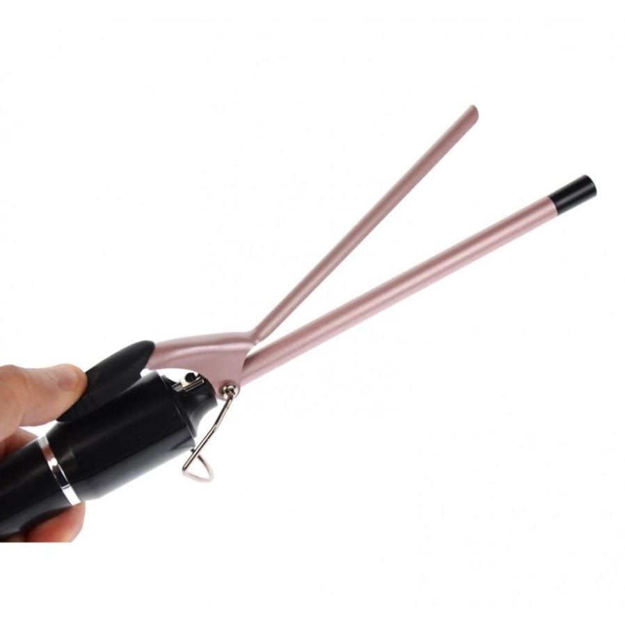 Ondulator pentru bucle afro, 210 °C, Invelis Quartz-Ceramic, Negru ...