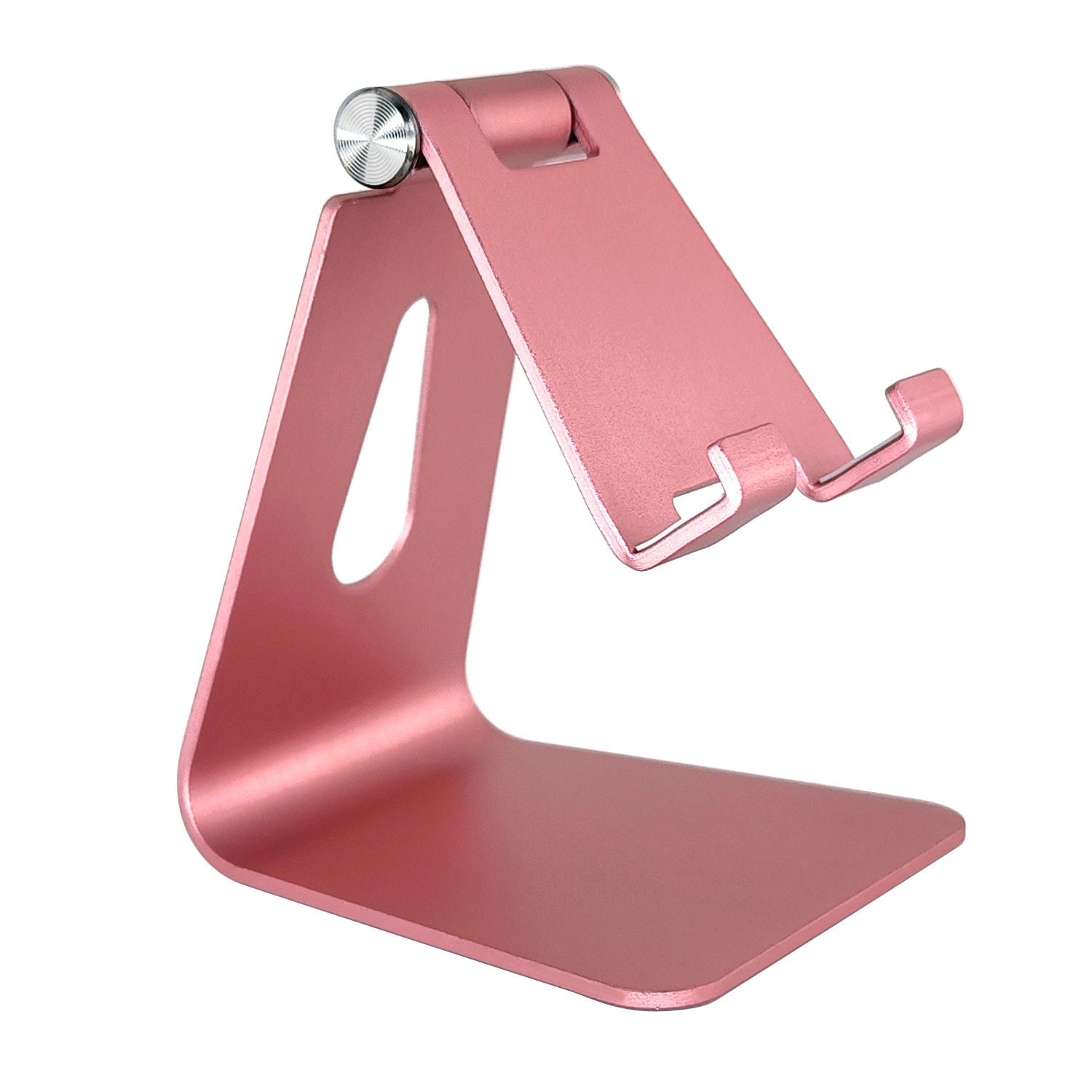 Suport reglabil telefon, Aluminiu, Roz - eMAG.ro