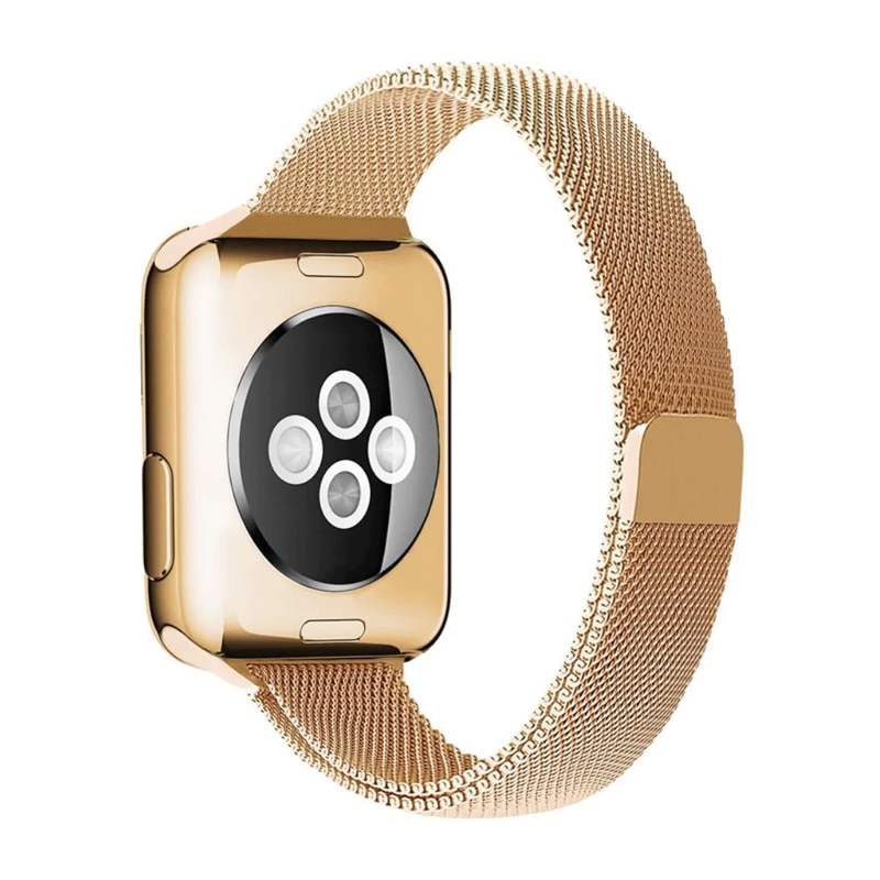 Curea Ceas SmartWatch pentru Apple Watch 8 41 mm, Stainless Steel Strap ...