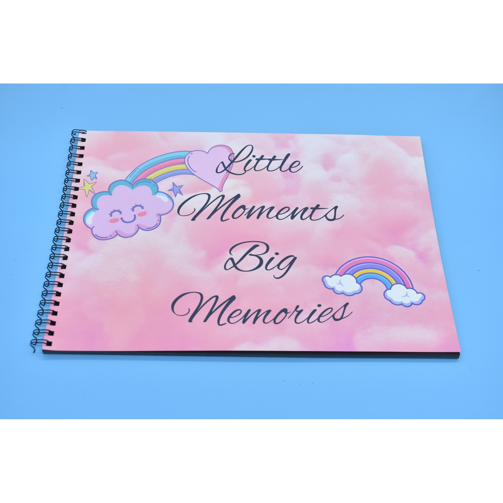 Album foto pentru amintiri, Memory Book, 50 pagini negre, Curcubeu ...