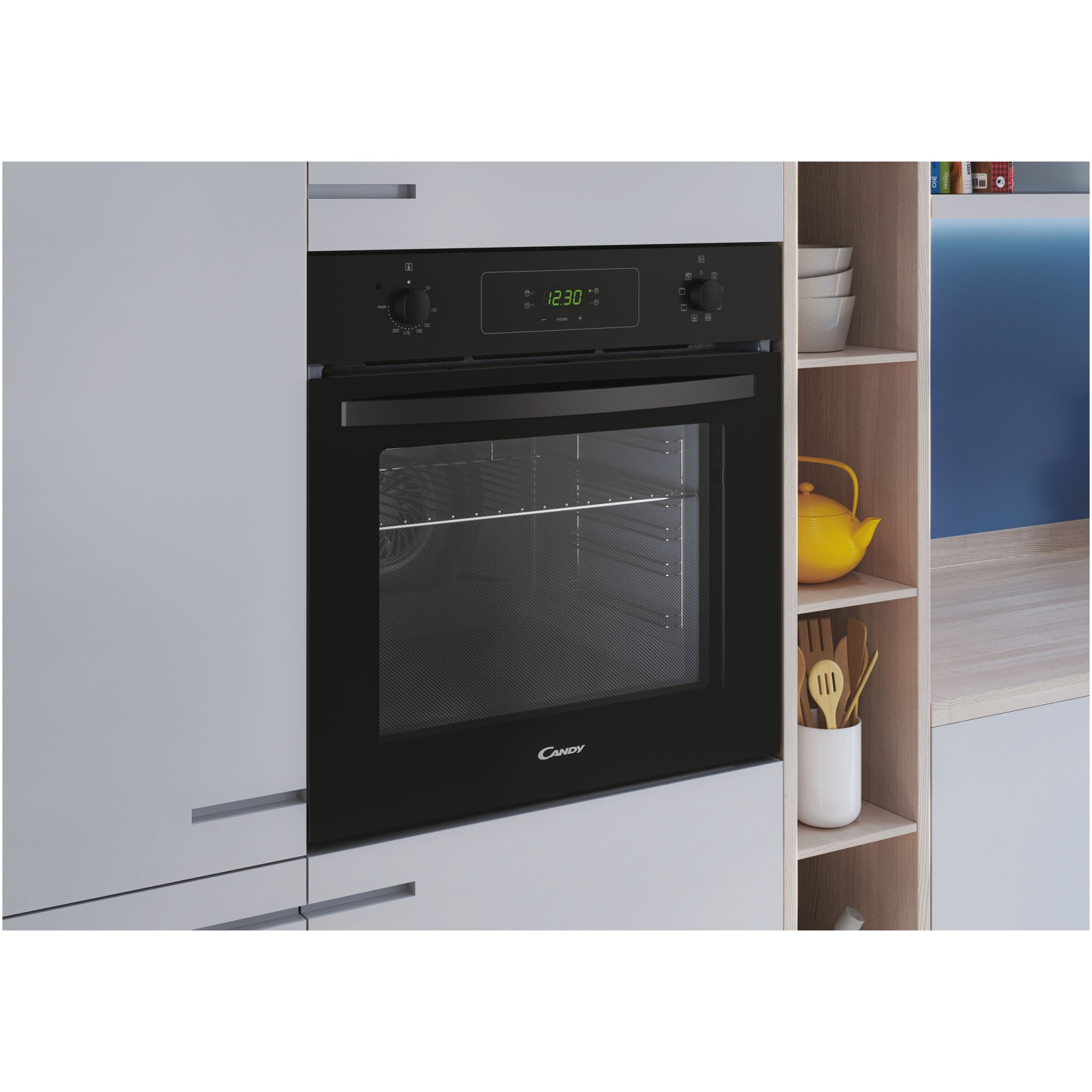 Candy FIDCP N615 L Beépíthető Elektromos sütő, 65 l, Kijelző, A+ ...