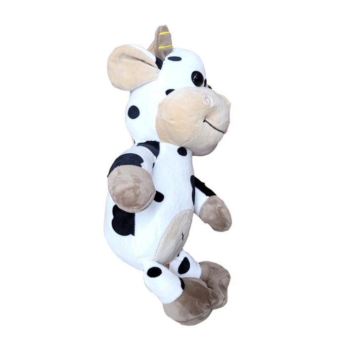 Vacuta de plus, umplutura cu vatelina, 37 CM, alb - eMAG.ro