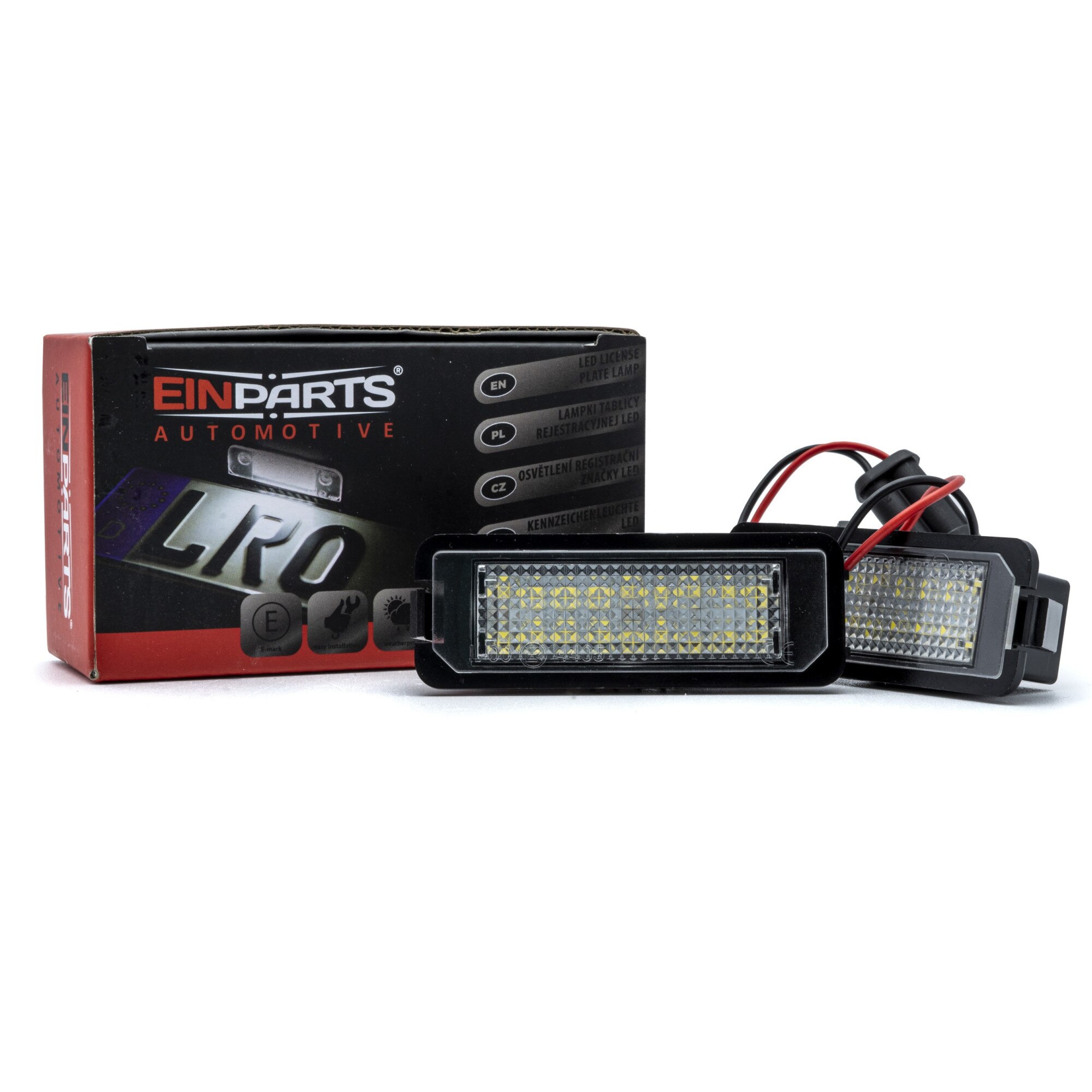 Set 2 x Lampa LED numar inmatriculare EinParts Automotive pentru ...