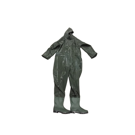 Combinezon sudat cu cizme pentru lucrari de canalizare verde 44 - eMAG.ro