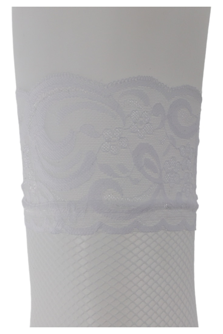 Ciorapi cu banda din dantela, plasa, Stockings, Fishnet, NO6794, S-M ...