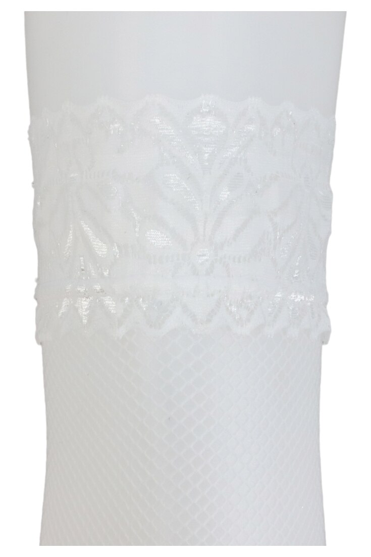 Ciorapi cu banda adeziva, din dantela, Stockings, Fishnet, NO1892, S-M ...