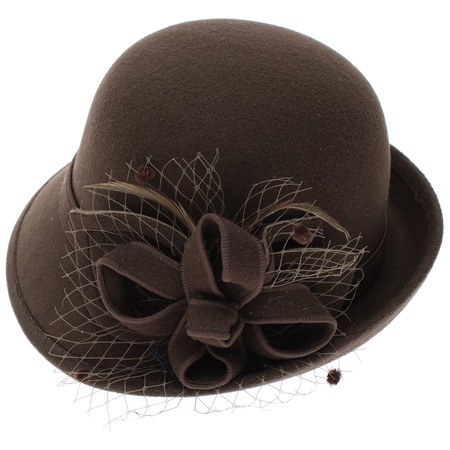 Palarie dama, marime 57 reglabila, ButicCochet, 20% lana 80 acryl ...