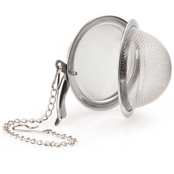 Infuzor metalic pentru ceai, Herum®, Argintiu, 4 cm diametru - eMAG.ro