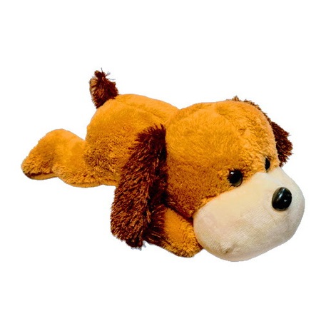 Jucarie de plus, catel perna, maro, 38 cm - eMAG.ro