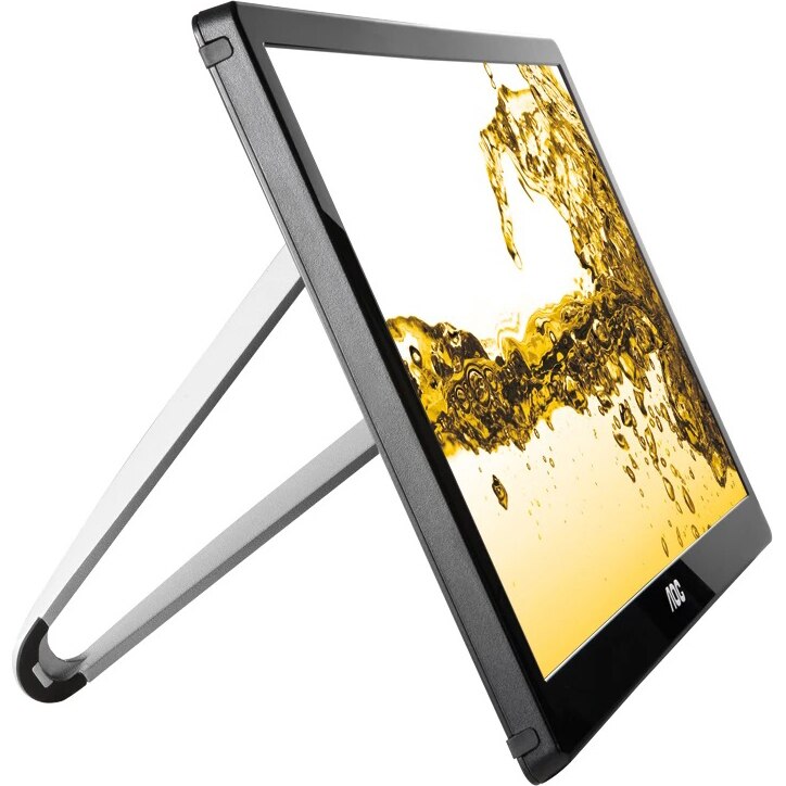 Monitor portabil AOC LED TN 15.6'', 60Hz, Pivot, USB, E1659FWU - eMAG.ro