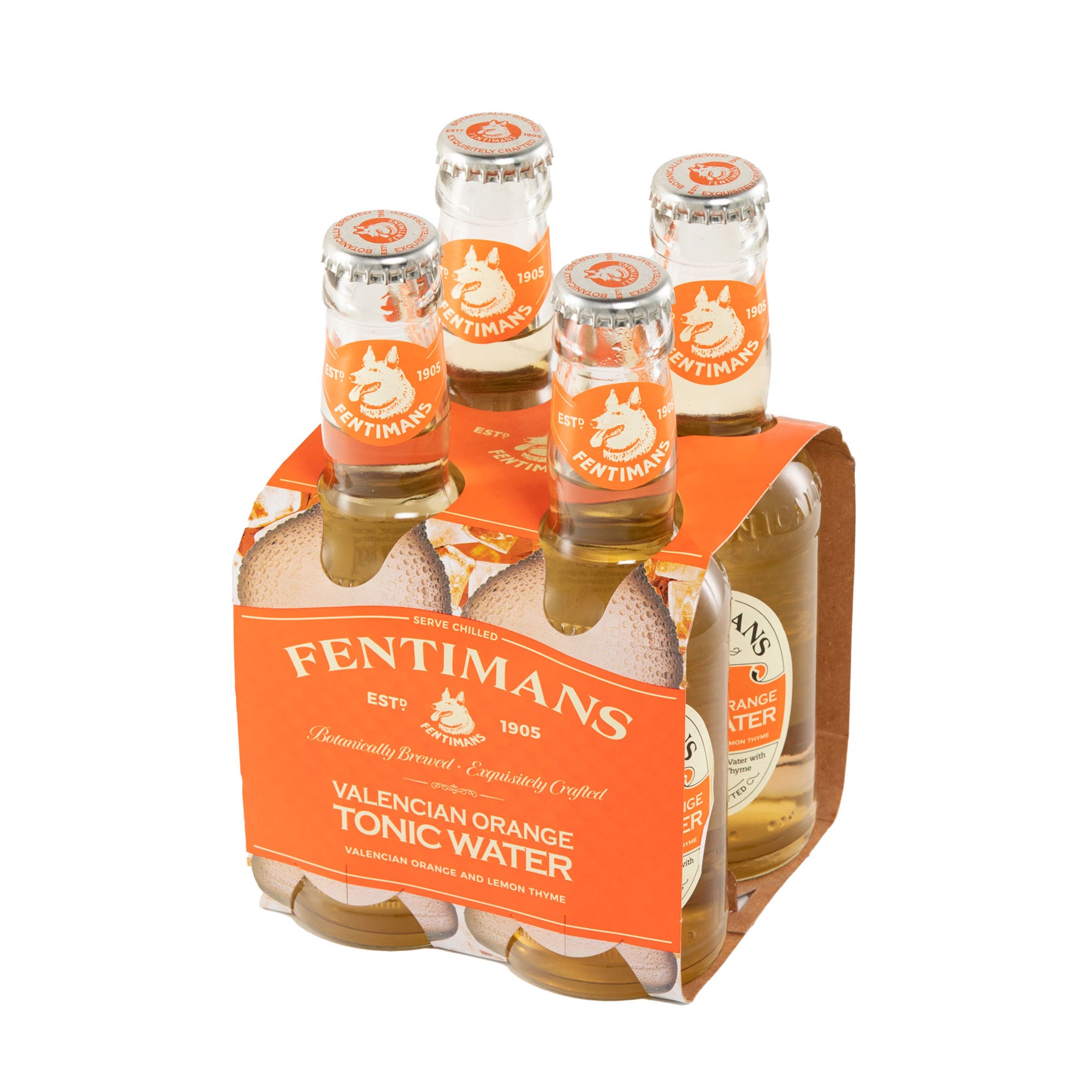 Apa tonica Fentimans Valencian Orange 4 x 200 ml - eMAG.ro