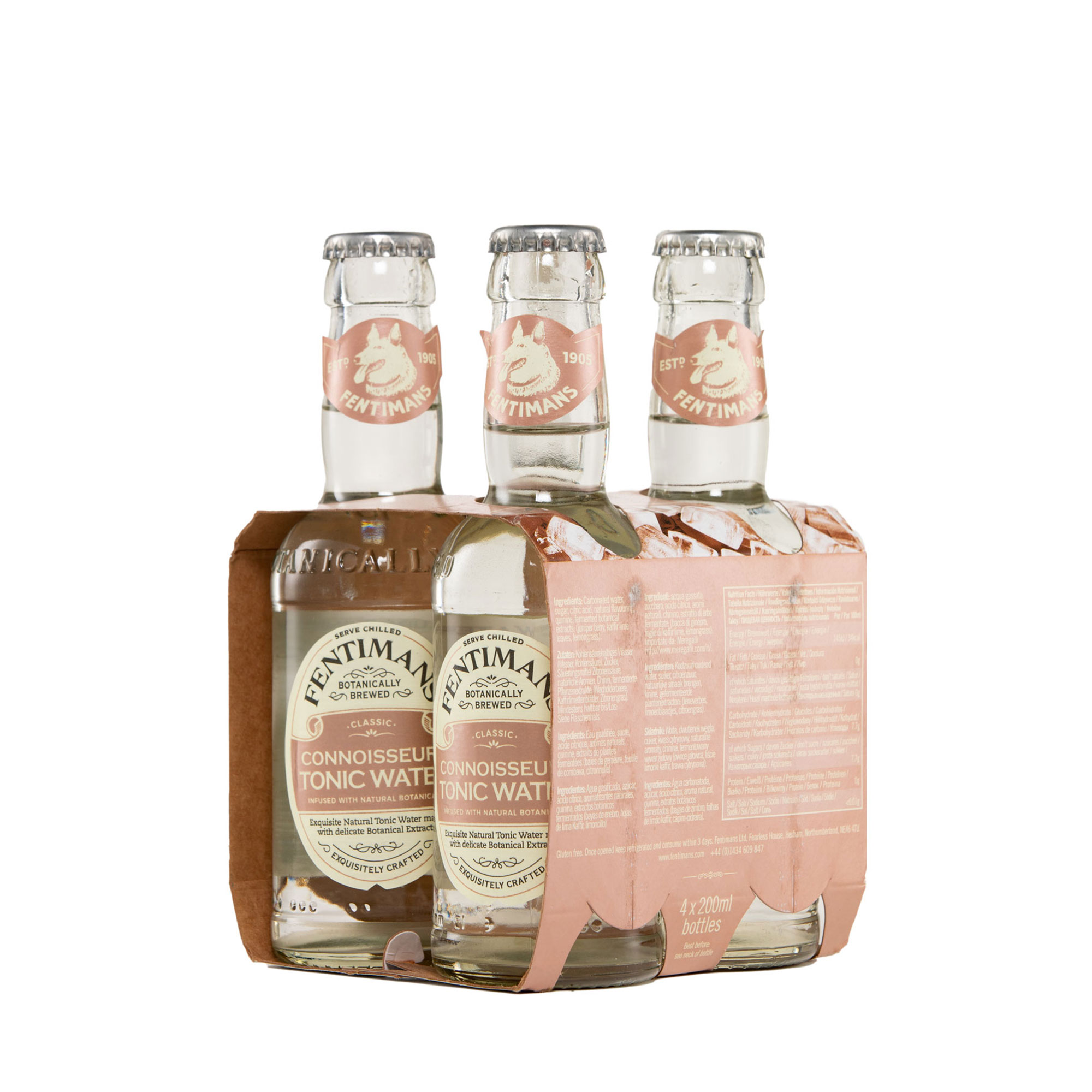 Apa tonica Fentimans Connoisseurs 4 x 200 ml - eMAG.ro