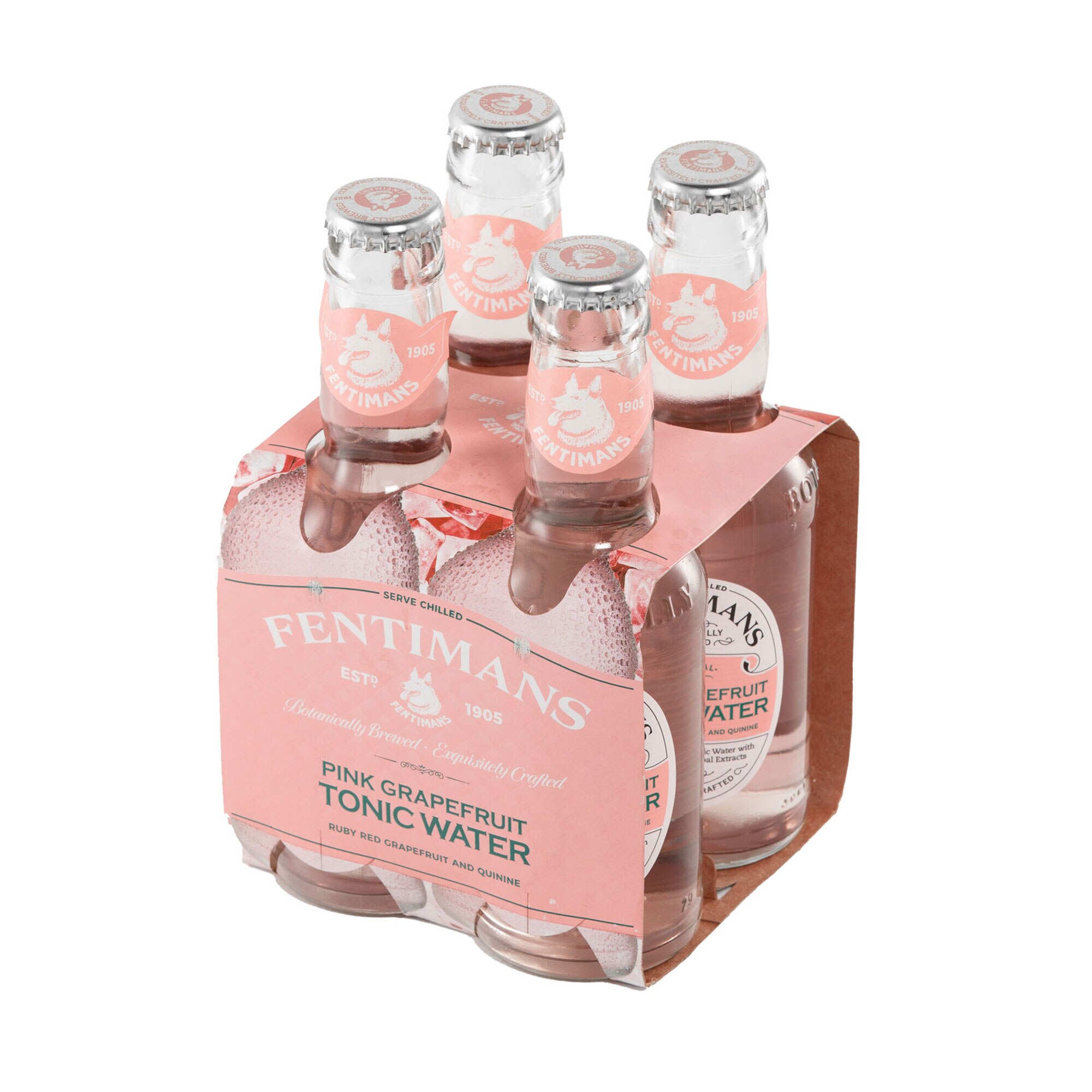 Apa tonica Fentimans Pink Grapefruit 4 x 200 ml - eMAG.ro