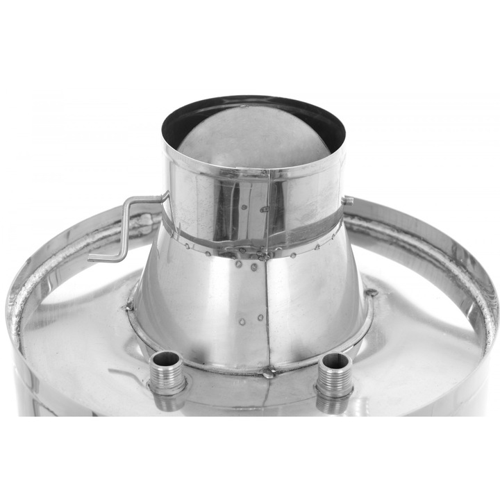 Ansanblu boiler INOX, cazan inox 70 litri + focar inox cu sursa pe ...