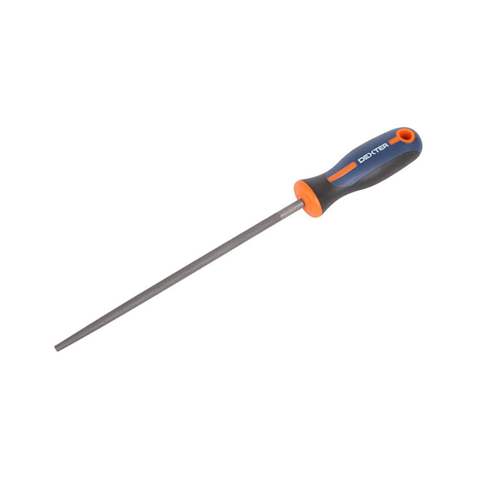 Pila metal Dexter, rotunda, maner trimaterial, 200 mm - eMAG.ro