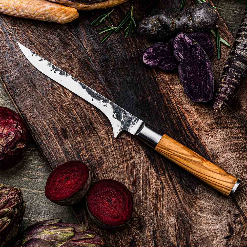 Cutit pentru dezosare Style de Vie Forged, Otel, Maro/Argintiu - eMAG.ro