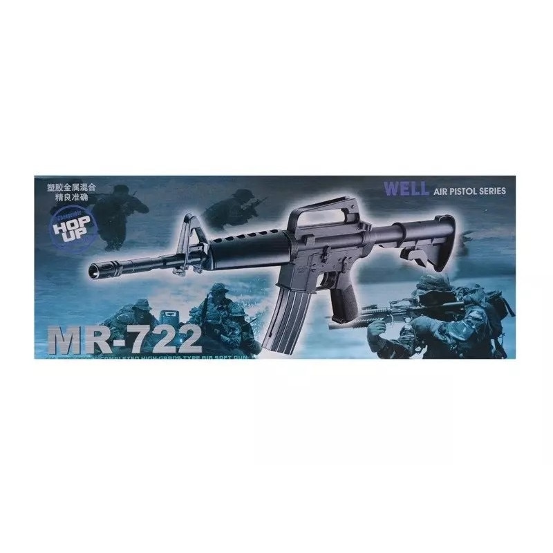 Airsoft пушка с топчета WELL M16 VIETNAM - eMAG.bg