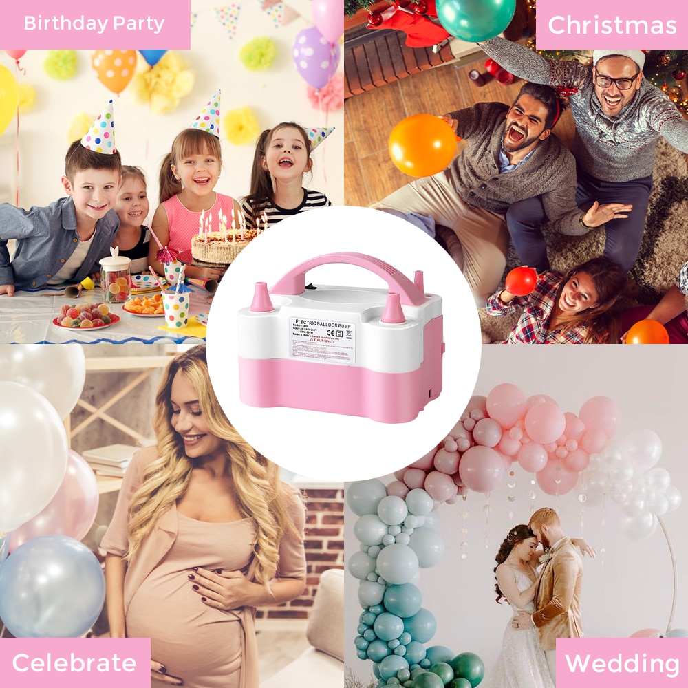 Compresor electric Profesional EZGETOP® pentru umflat baloane, Putere ...