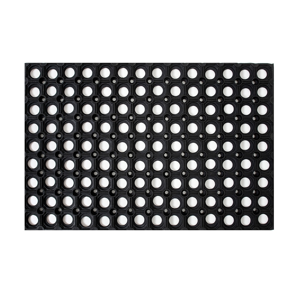 Covoras intrare tip fagure, 40x60 cm, Cauciuc, Negru - eMAG.ro