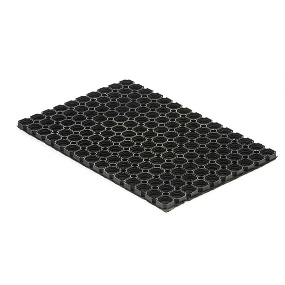 Covoras intrare tip fagure, 40x60 cm, Cauciuc, Negru - eMAG.ro