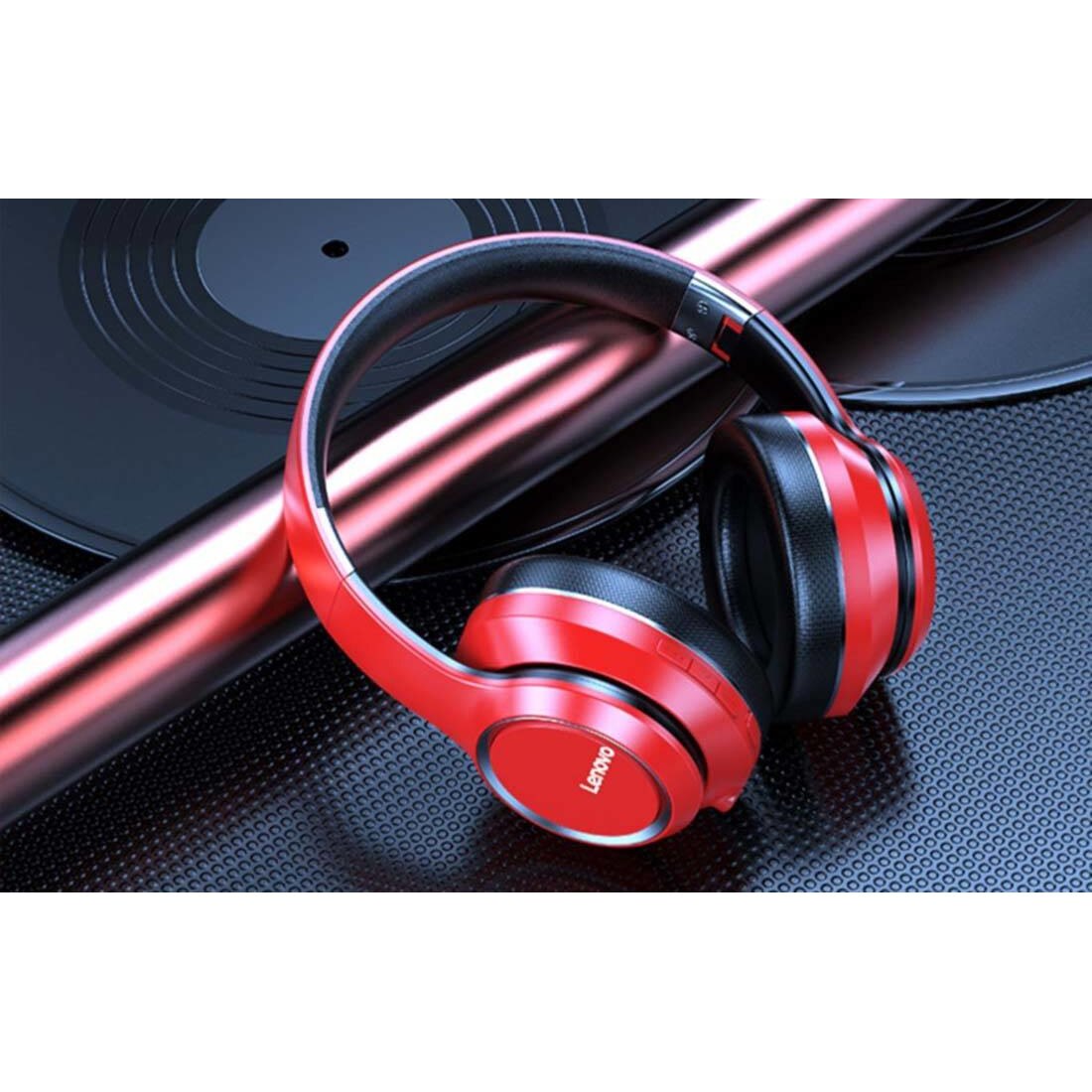 Casti fara fir Lenovo HD200, Bluetooth 5.0 (negru) - eMAG.ro