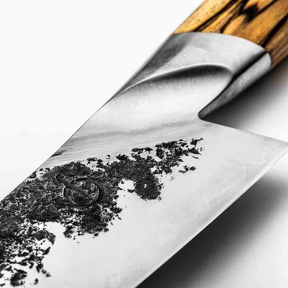 Cutit de bucatar Style de Vie Forged, Otel forjat, Argintiu/Maro - eMAG.ro