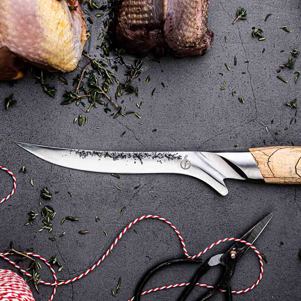 Cutit pentru dezosare Style de Vie Forged, Otel, Maro/Argintiu - eMAG.ro