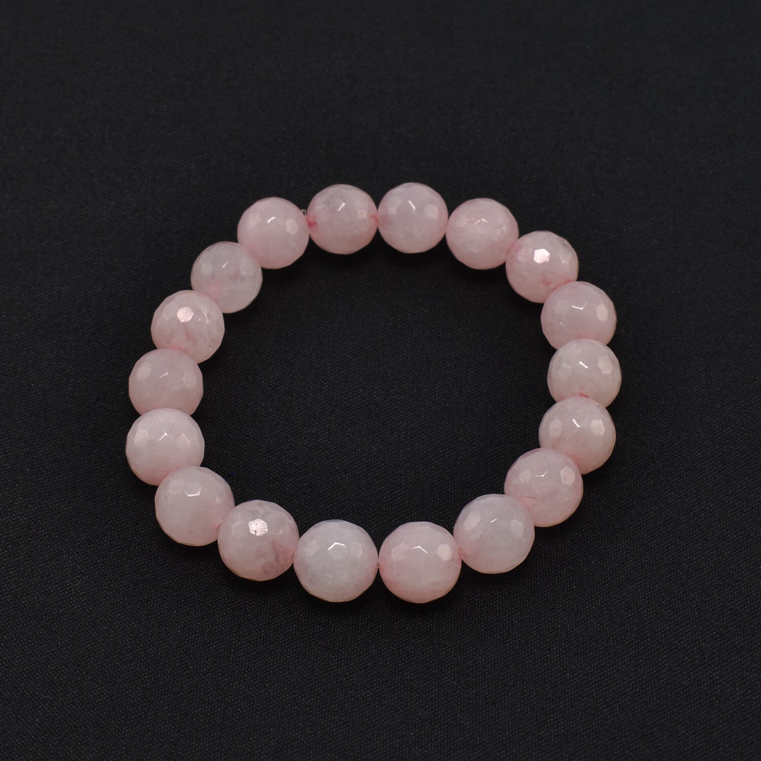 Bratara dama din cuart roz, 20 cm - eMAG.ro