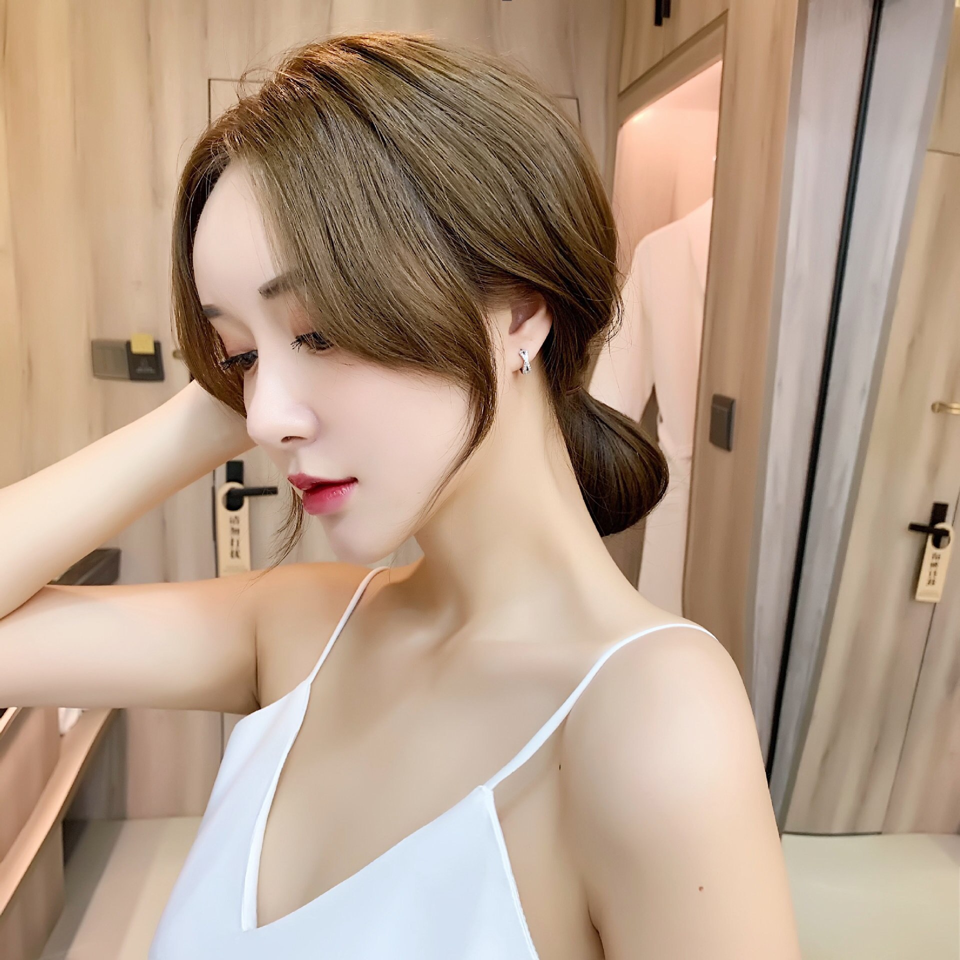 Обеци, Сребро S925, 2 см - eMAG.bg