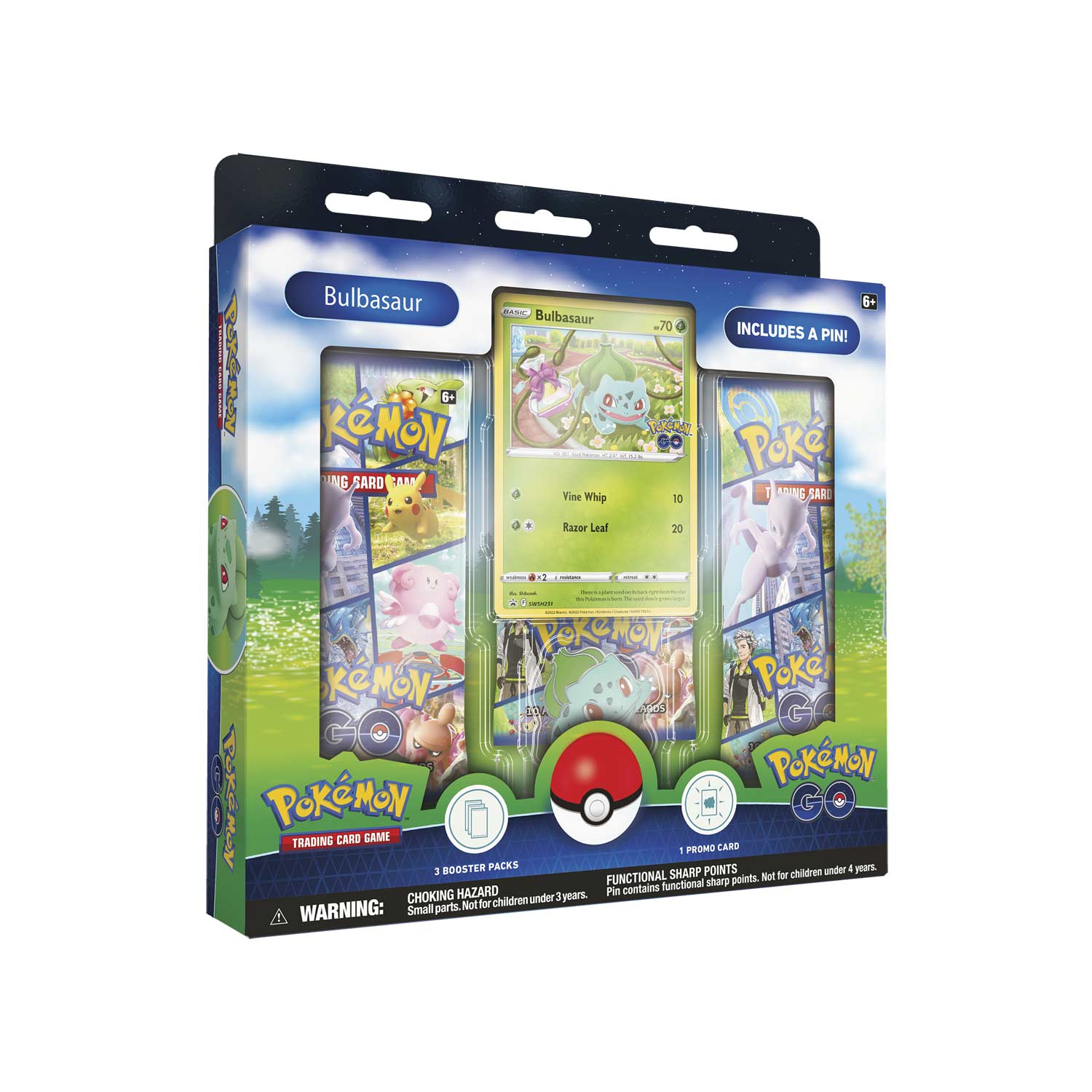 Комплект карти Pokemon TCG : Pokemon GO Pin Box - eMAG.bg