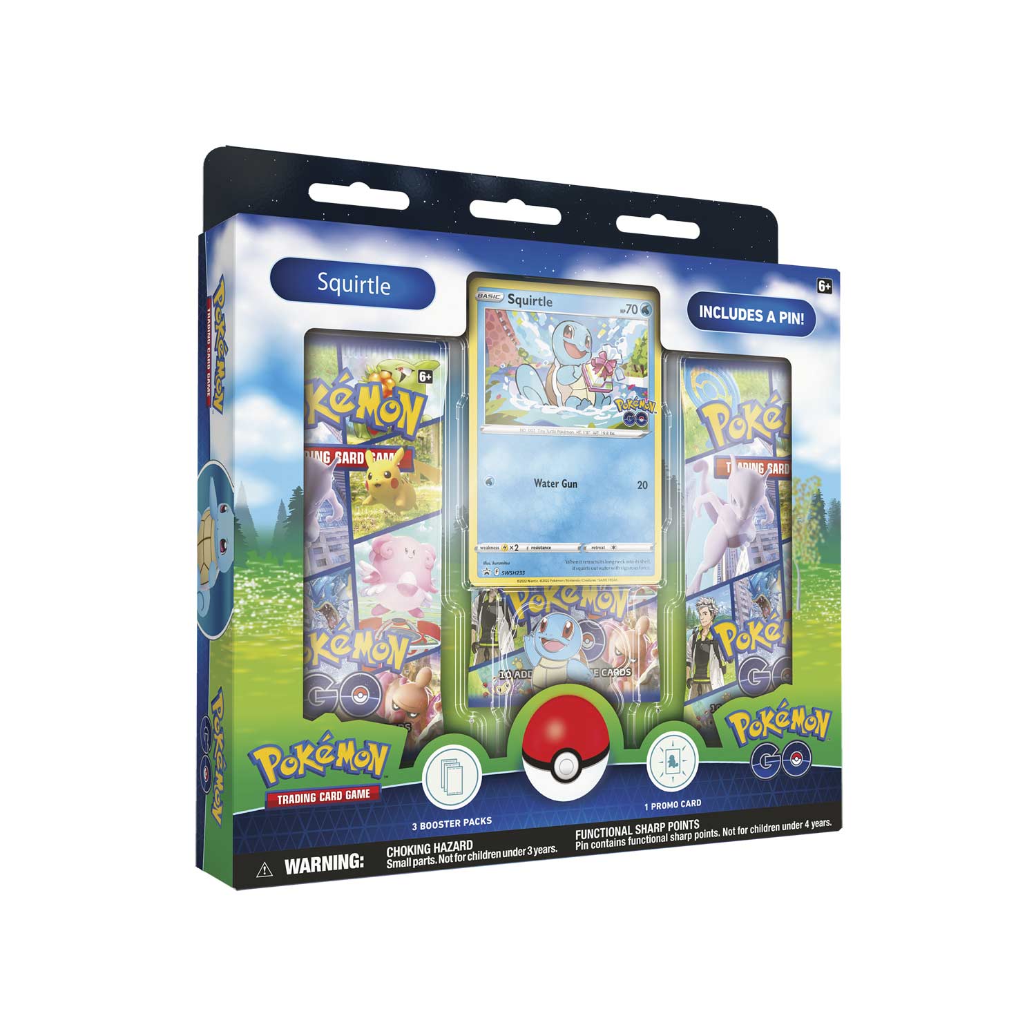 Комплект карти Pokemon TCG : Pokemon GO Pin Box - eMAG.bg