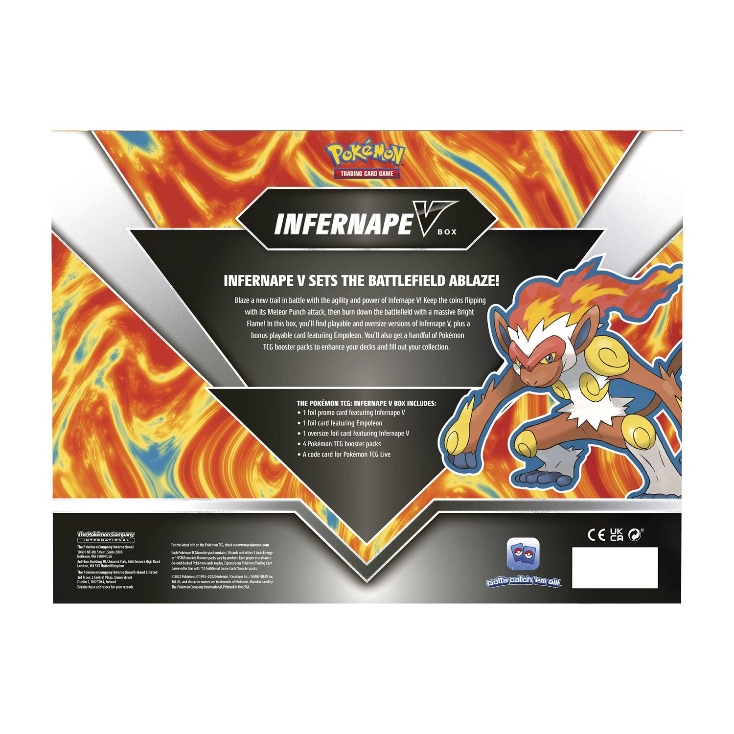 Set cartonase Pokémon TCG: Infernape V Box - eMAG.ro