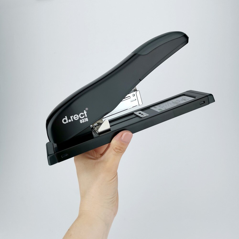 Capsator de birou D.Rect, 100 Coli, Metal, Negru, Argintiu - eMAG.ro