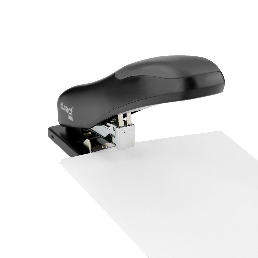 Capsator de birou D.Rect, 100 Coli, Metal, Negru, Argintiu - eMAG.ro